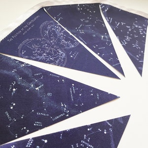 Constellation Star Space Banner, Zodiac Garland Flag Bunting Galaxy ...