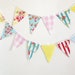 Cottagecore Shabby Chic Banner Bunting Picnic Fabric Flags - Etsy
