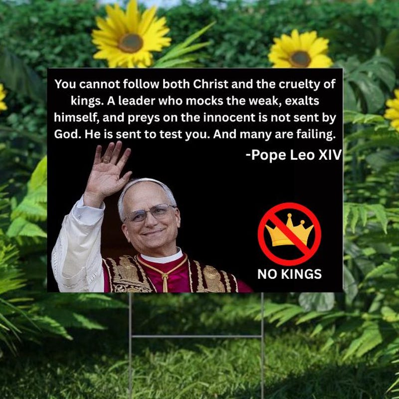 Printable No Kings Signs - Etsy