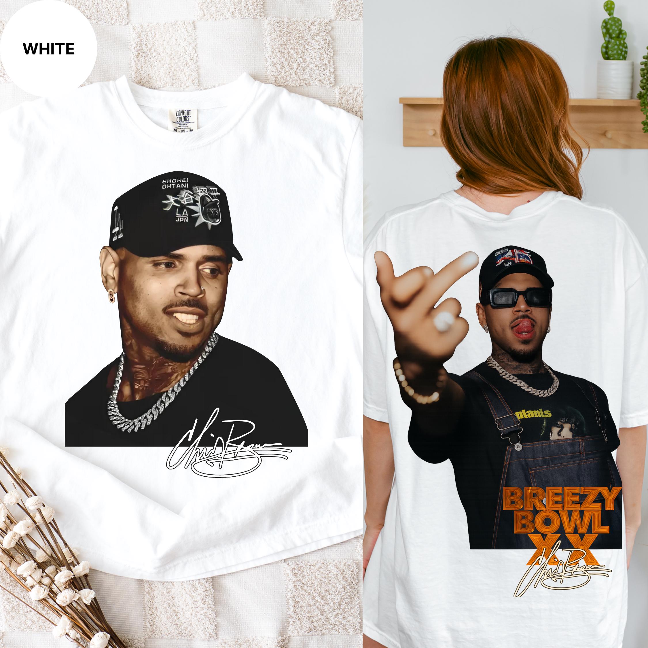 Chris Brown Tour Breezy Bowl XX V2 Vintage Shirt, Comfort Colors, Chris ...