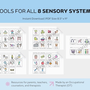 Sensory Toolbox Handout for Kids: Occupational Therapy Resource (PDF ...