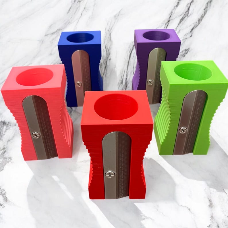 Giant Sharpener Pencil Holder Kids Gift Teacher School Desk Accessory ...