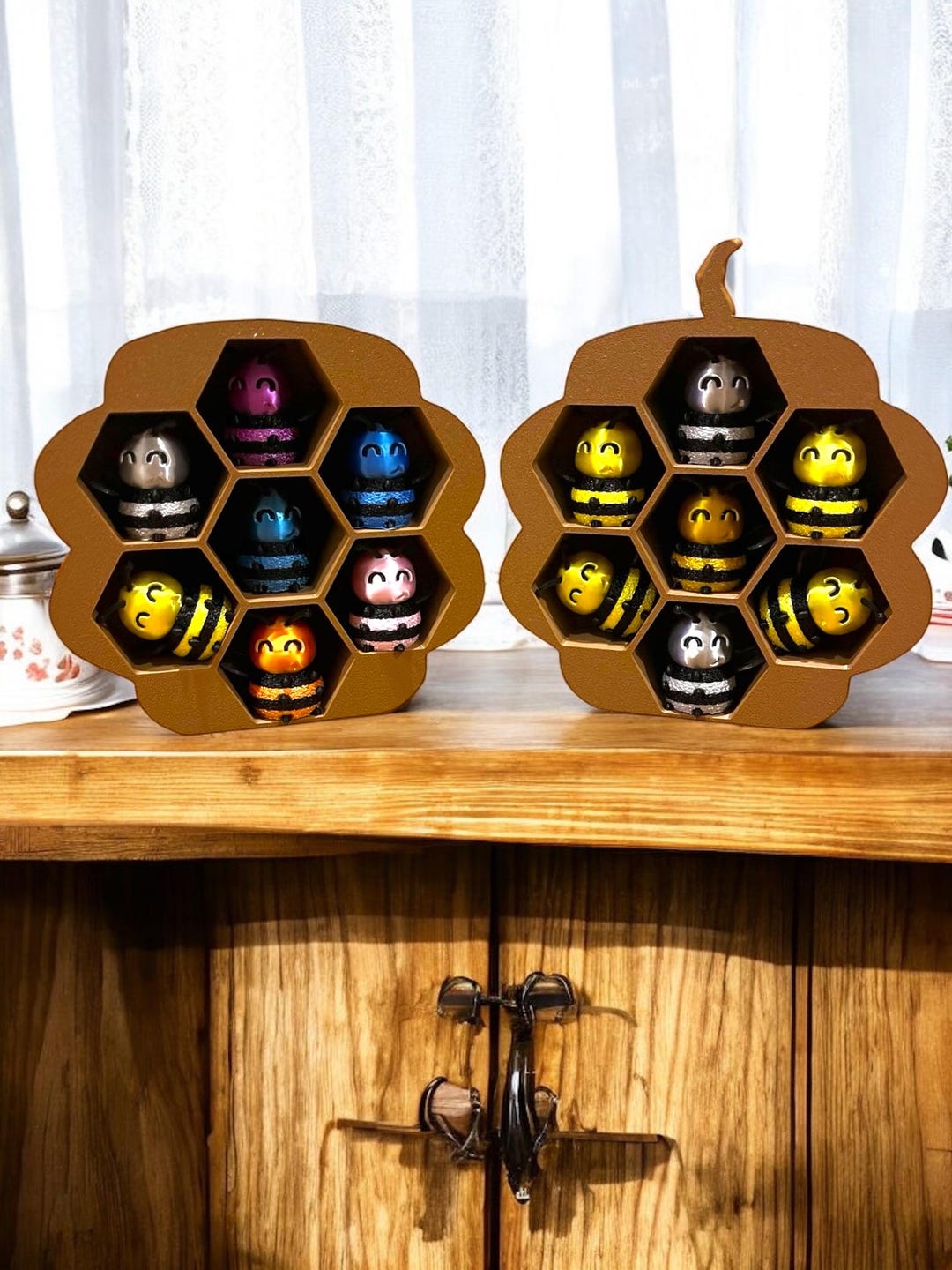 Mini Bee Collection for Bee Lover Gift for Display Bee Themed Decor ...