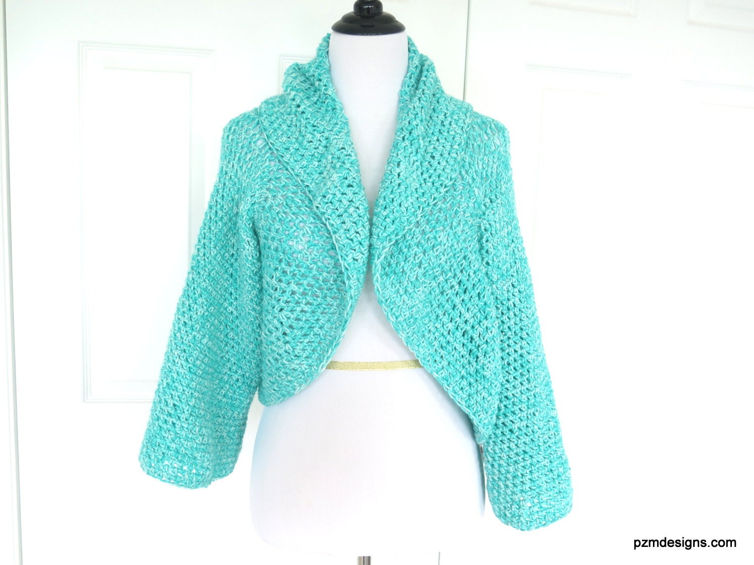 Aqua Green Extra Large Shrug Hand Crochet Circle Shrug - Etsy
