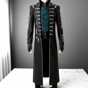 Vergil Devil May Cry 5 Cosplay – Genuine Leather Coat & Vest - Etsy