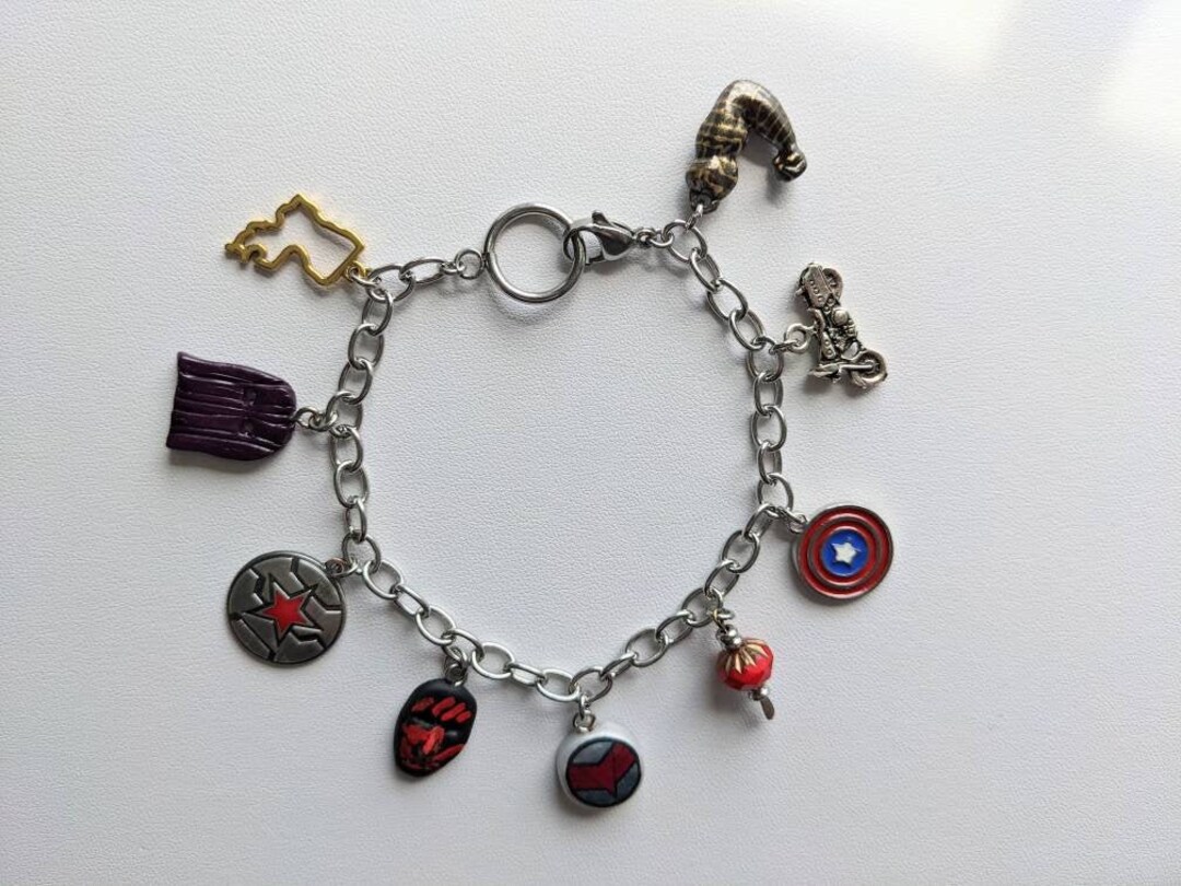 The Falcon and the Winter Soldier Inspired Charm Bracelet or Necklace ...