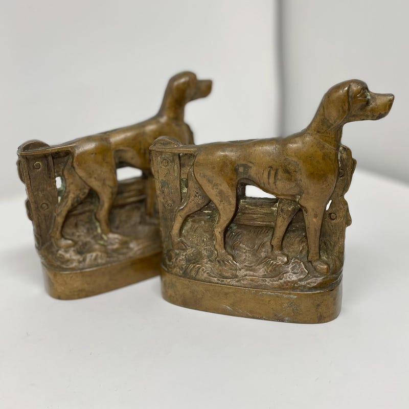 Dog Bookends - Etsy