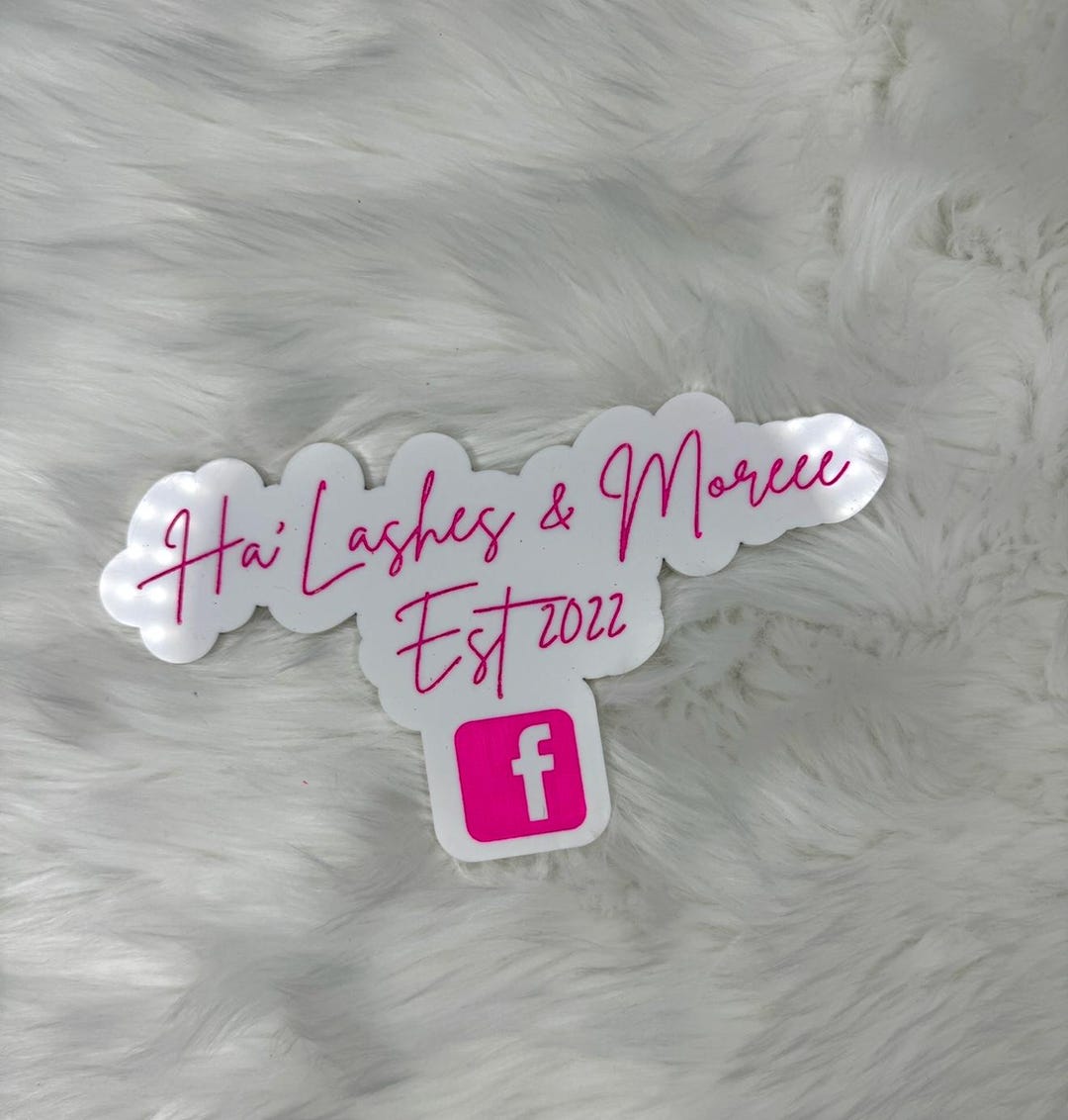 Custom Acrylic Physical Watermark Sign - Etsy