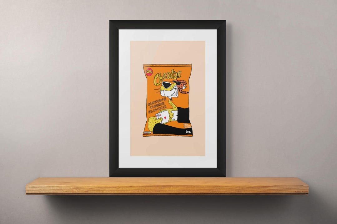 CHEETAS Crisp Print Cheetos Parody - Etsy
