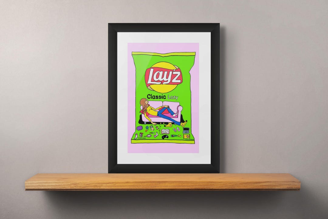 LAY'Z Crisp Print Lays Parody - Etsy