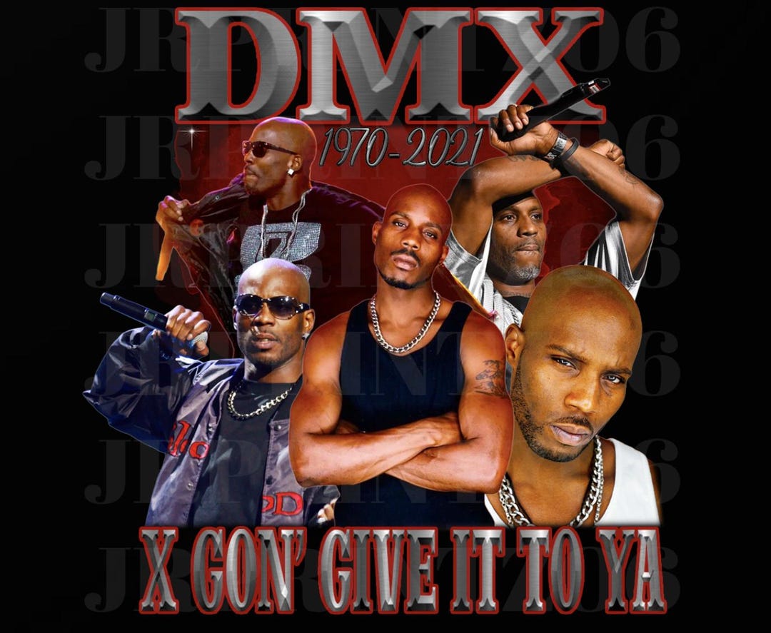 DMX Png | T-shirt PNG | Bootleg T-shirt PNG | Printable Bootleg T-shirt ...
