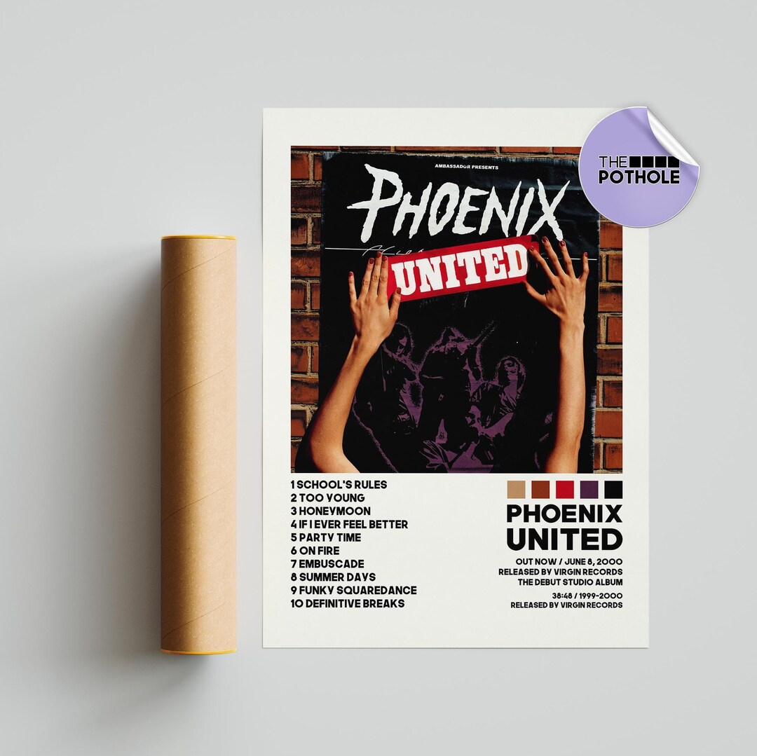 Phoenix Posters / United Poster / Phoenix / Album Cover Poster, Poster ...