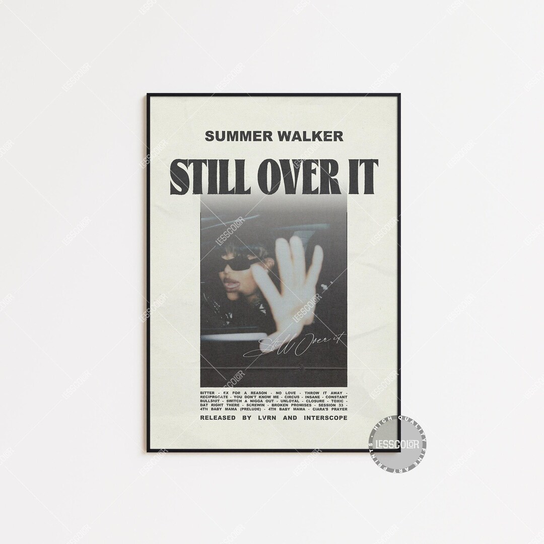 Summer Walker Posters | Still Over It Poster | Summer Walker, Over It ...