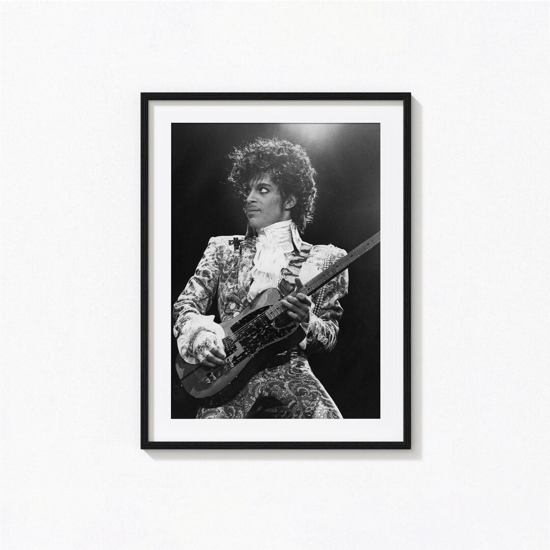 Prince Posters / Prince Black and White Wall Art, Album Cover Poster ...