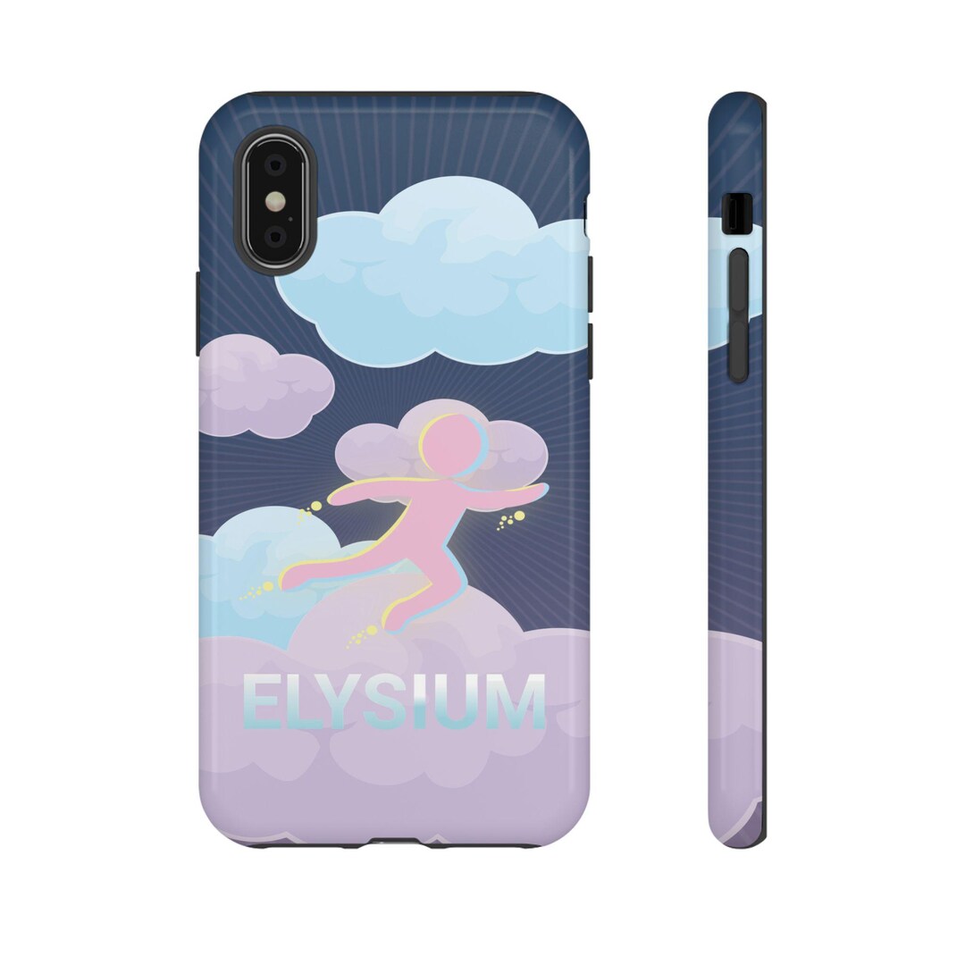 Cloudy Elysium Phone Case, Aesthetic Phone Cover, Protective Case for ...