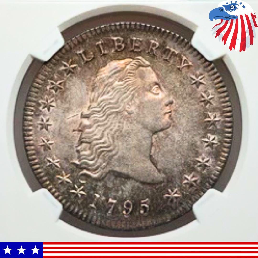 1795 Liberty Flowing Hair Authentic-looking Commemorative Coin - Etsy