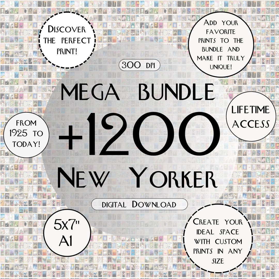 Magazine Cover Poster Collection, Set of 1200+ Digital Art Prints ...