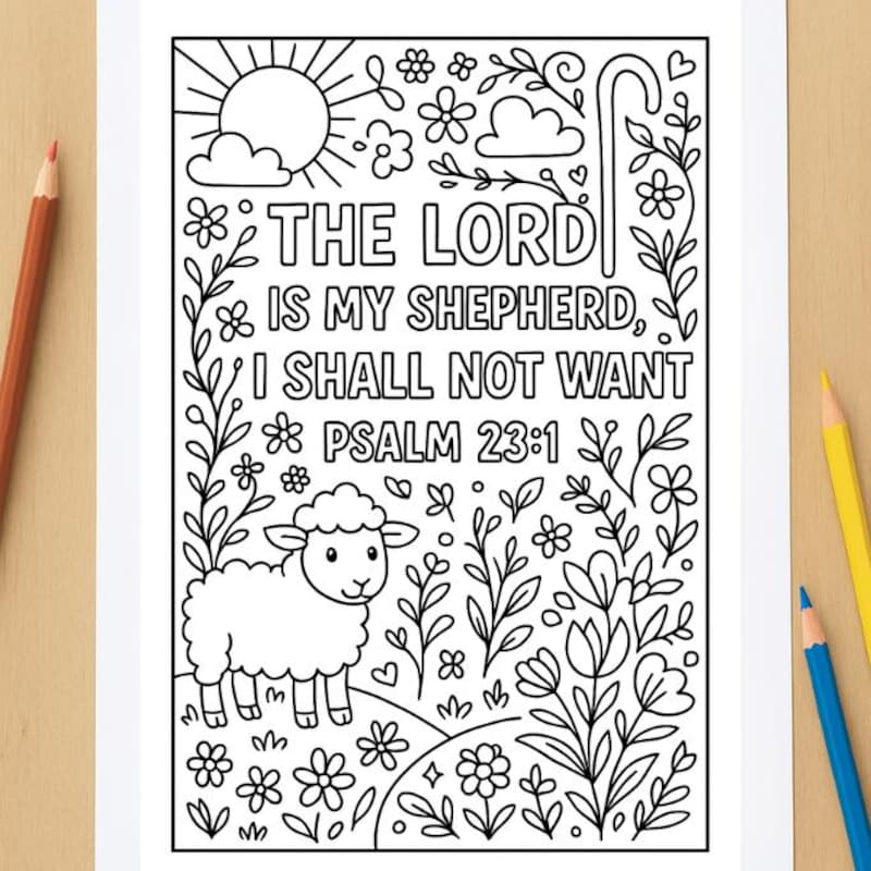 Psalm 23 Wall Art - Etsy
