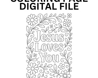 Easter Christian Cross Coloring Page Activity Page - Fun & Festive ...