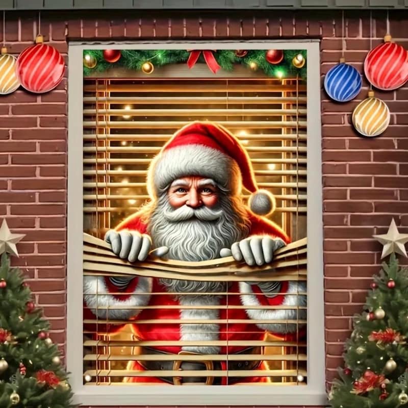 Santa Tapestry Panel - Etsy