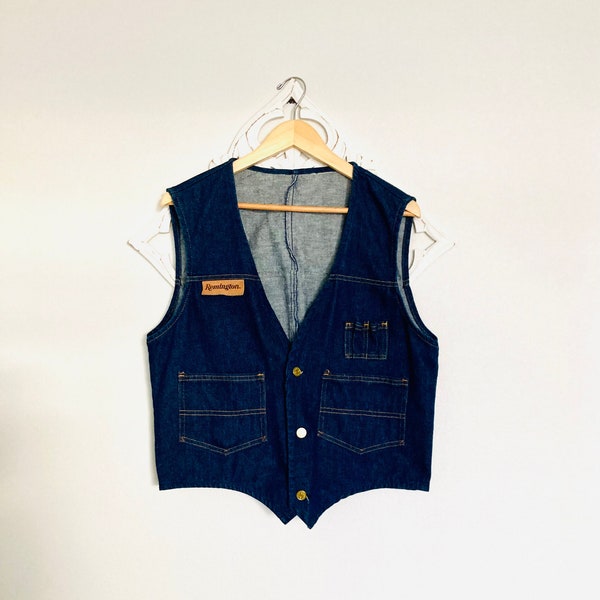 Denim Vest - Etsy