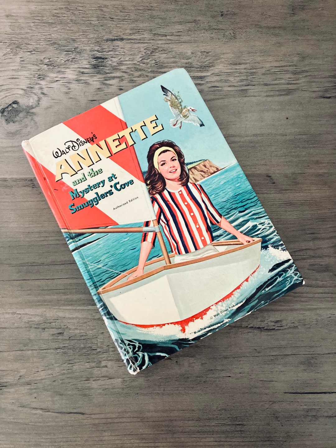 Walt Disney ANNETTE Book / 1963 Mystery at Smugglers Cove Hardcover ...