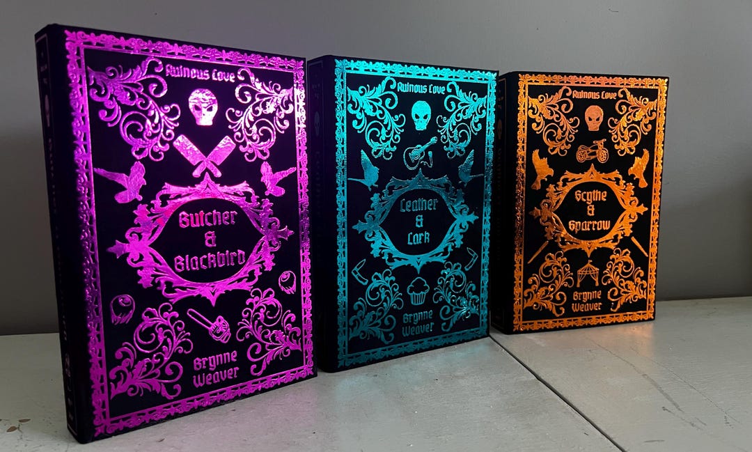 Ruinous Love Trilogy: Custom Rebound Hardback Books With Sprayed Edges ...