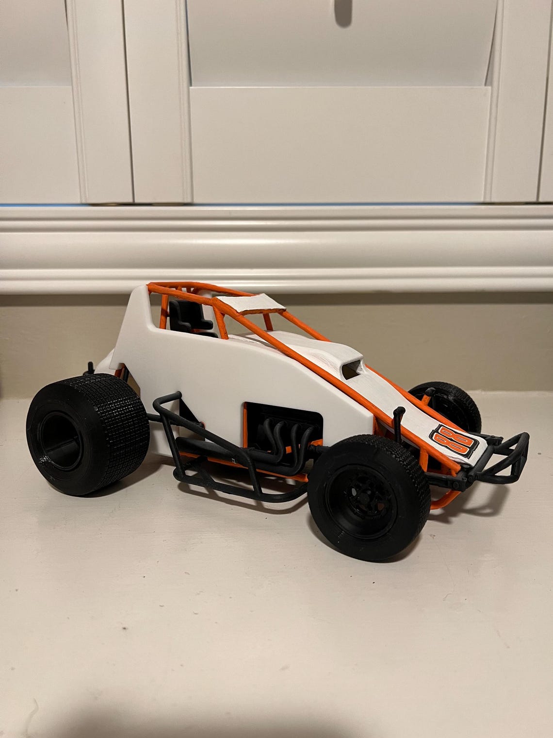 Custom Made to Order 3D Printed Wingless Sprintcar - Etsy