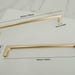Moda Pull | Sleek Modern Brass Cabinet Drawer Pulls| Solid Brass Ball ...