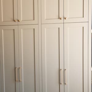 Moda Pull | Sleek Modern Brass Cabinet Drawer Pulls| Solid Brass Ball ...