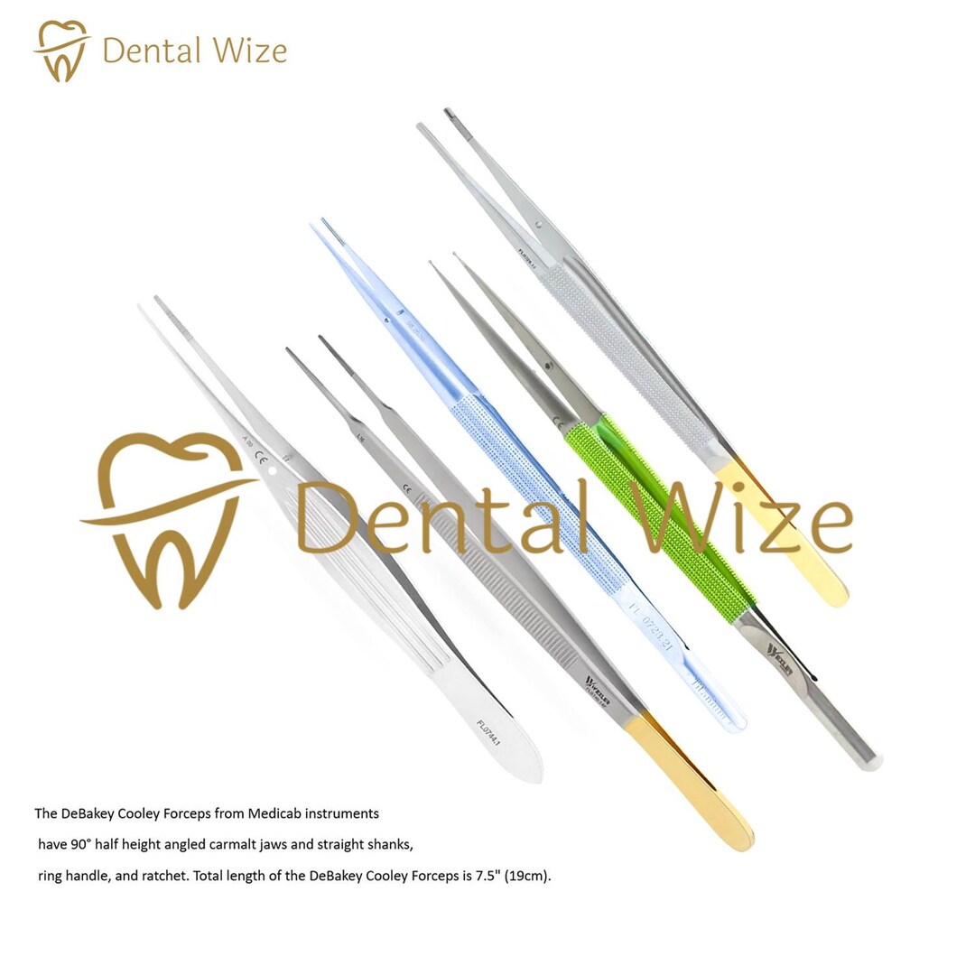 Set of 5 Pcs Micro Debakey Forceps Titanium 18.5cm - Etsy