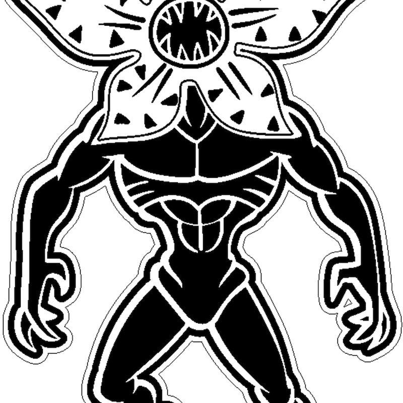 Demogorgon Svg Cut File - Etsy