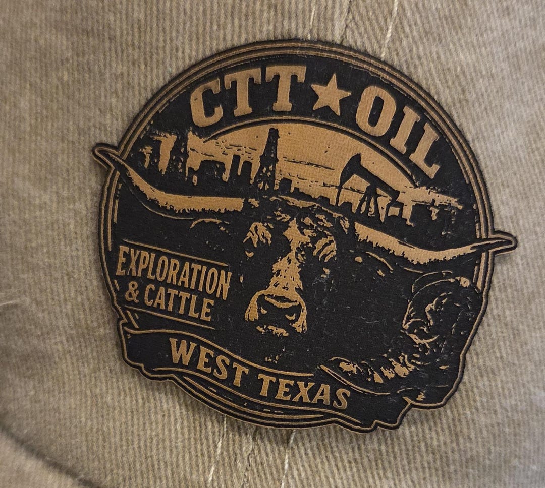 CTT Oil Exploration and Cattle SVG Rustic Laser File Patch, Rustic ...
