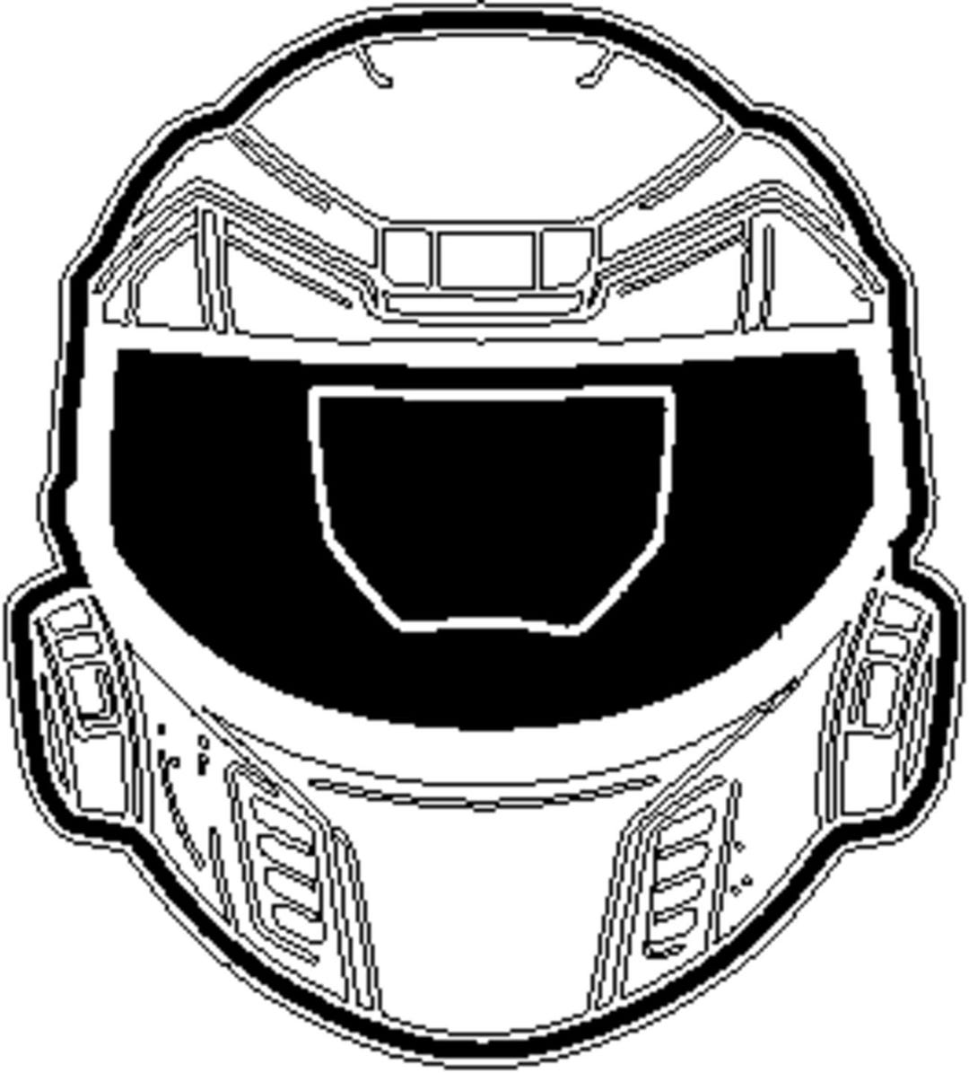 Master Chief Engraving File SVG - Etsy