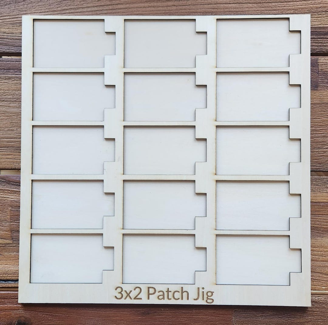 Leather Patch Jig for 15 Pieces! Digital Download Now! SVG and Xtool ...