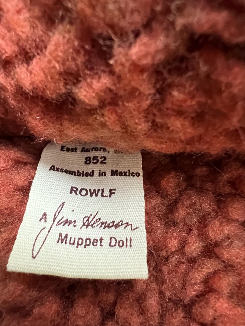 Vintage Rowlf Muppet Hand Puppet #852 Fisher Price Jim Henson 1977 - Etsy