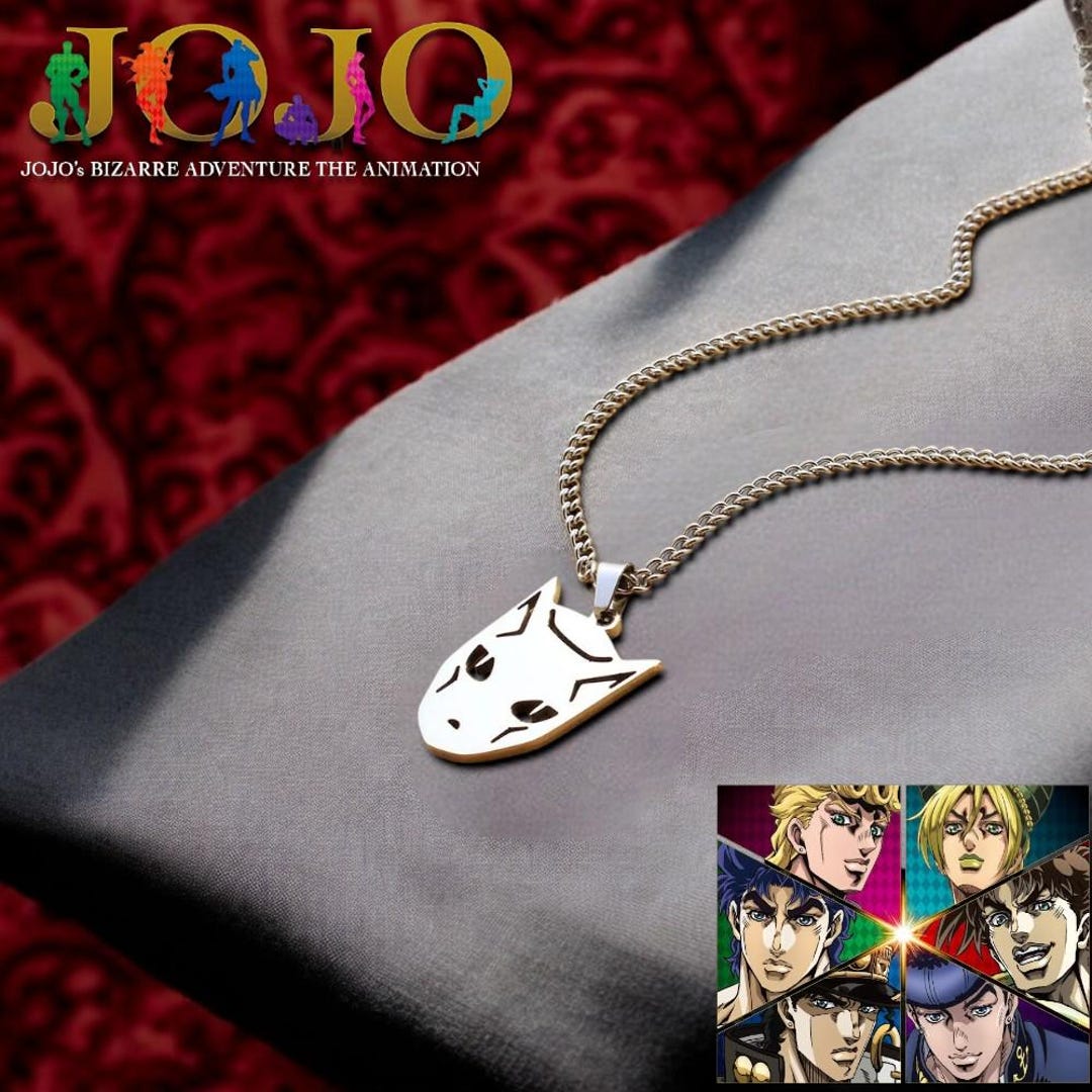 Anime Joj#s Bizarre Adventure Killer Queen Necklace - Kira Yoshikage ...