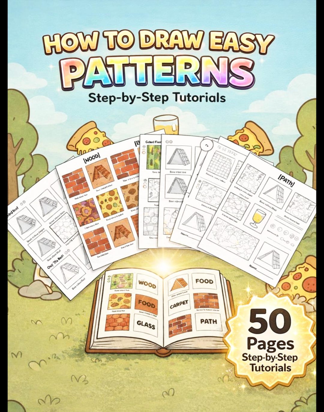 How to Draw Easy Patterns Coloring Pages | Beginner Pattern Drawing | Printable PDF Coloring ...