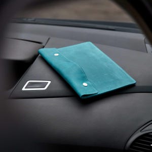 Custom Leather Document Holder, Personalized Leather Folder, Leather ...