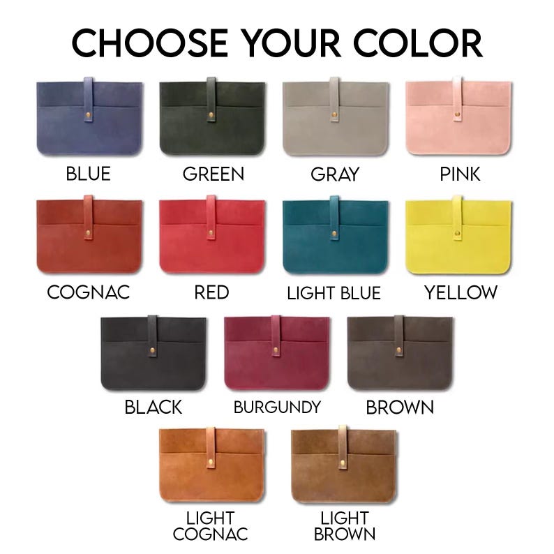 Custom Leather Document Holder, Personalized Leather Folder, Leather ...