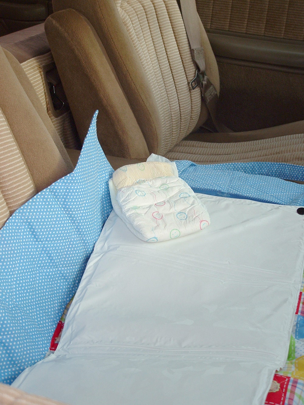 Diaper Change Baby Bag Cushion Pad Fold up Road Trip Over Night - Etsy