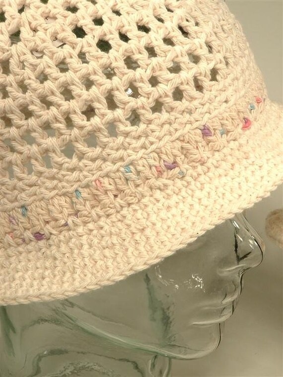 Mens Womens String Hat Cap Cotton Bucket Visor Brim Summer | Etsy