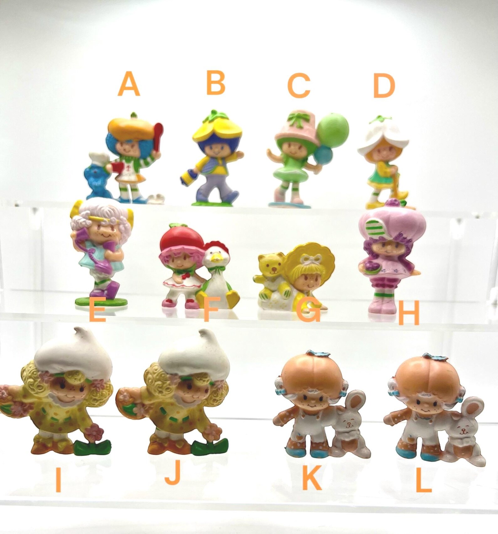 1980s Strawberry Shortcake Friends Figurines - Etsy