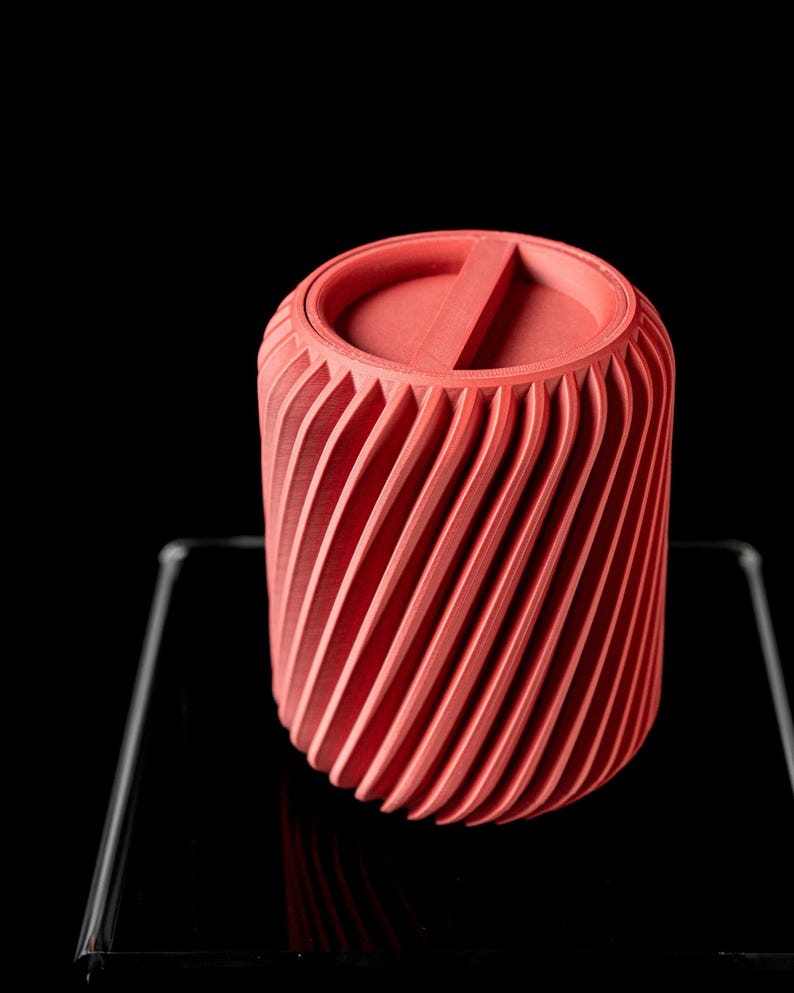 Ridged Storage Container - Sustainable 3D Printed Mini Storage ...