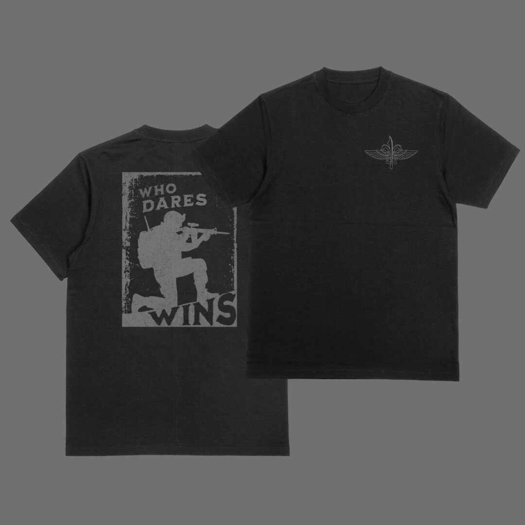 Israeli Special Forces Unit Sayeret Matkal T-shirt, Who Dares Wins IDF ...