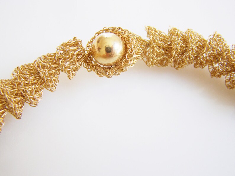 Gold Wedding Necklace, Gold Statement Necklace, Unique Wedding Necklace ...