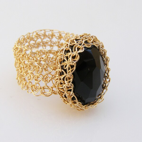 Wire Crochet Ring - Etsy