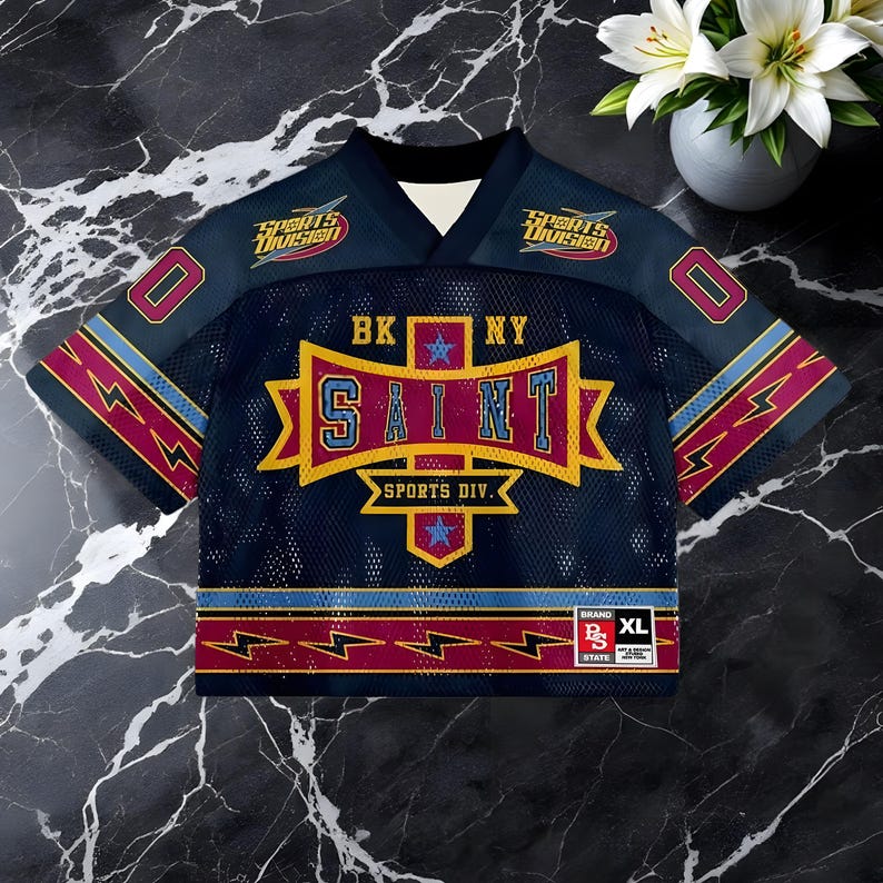 Mesh Jerseys – Retro Streetwear Graphic Top | Limited Edition Game Day ...