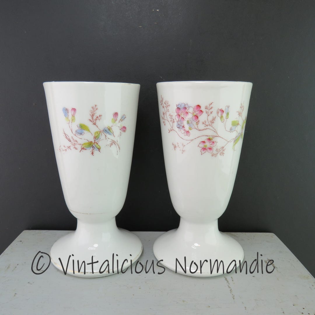 Antique Pair French Mazagran Coffee Mug: 19th Century, Ironstone ...