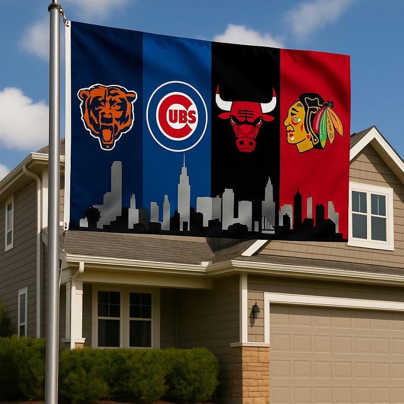 Chicago Flag - Etsy